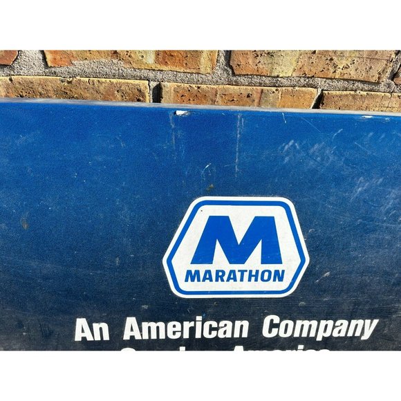 Gas Station | Accents | Vintage Original Marathon Stp Gasoline Gas ...